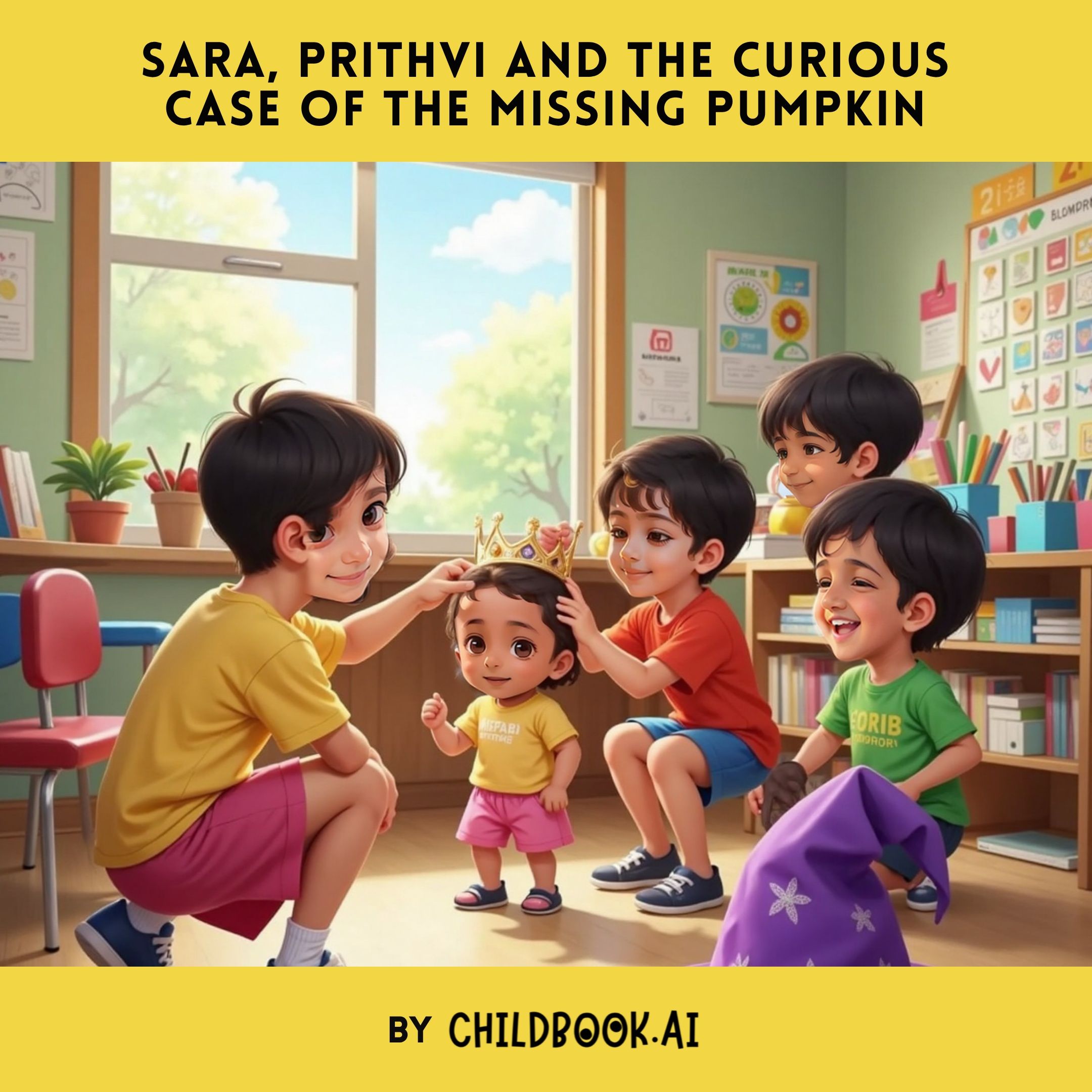 Childbook.ai - Sara, Prithvi and The Curious Case of the Missing Pumpkin