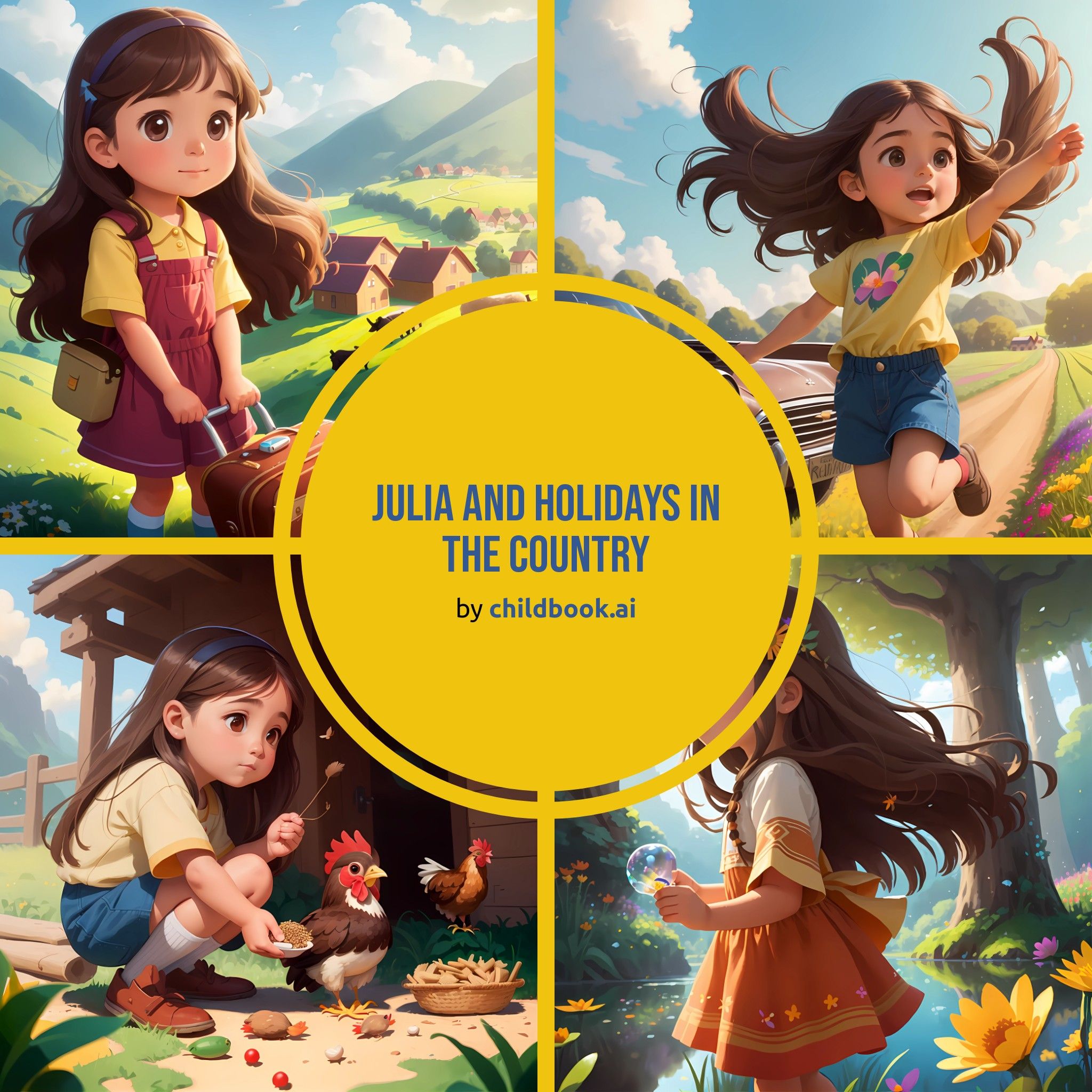 Childbook.ai - Julia and holidays in the country