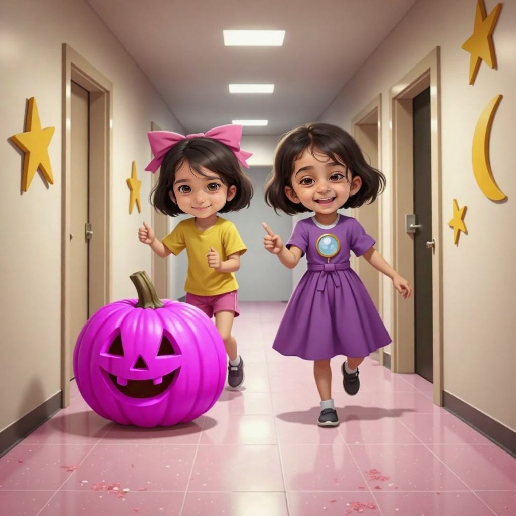 Childbook.ai - Mehr, Sara and the missing pumpkin