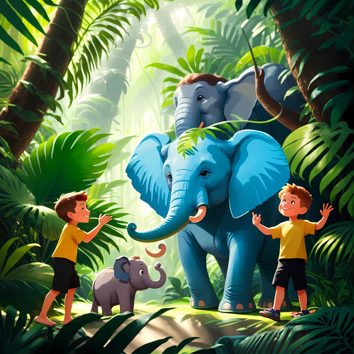 Childbook.ai - Ellie and the Jungle Band
