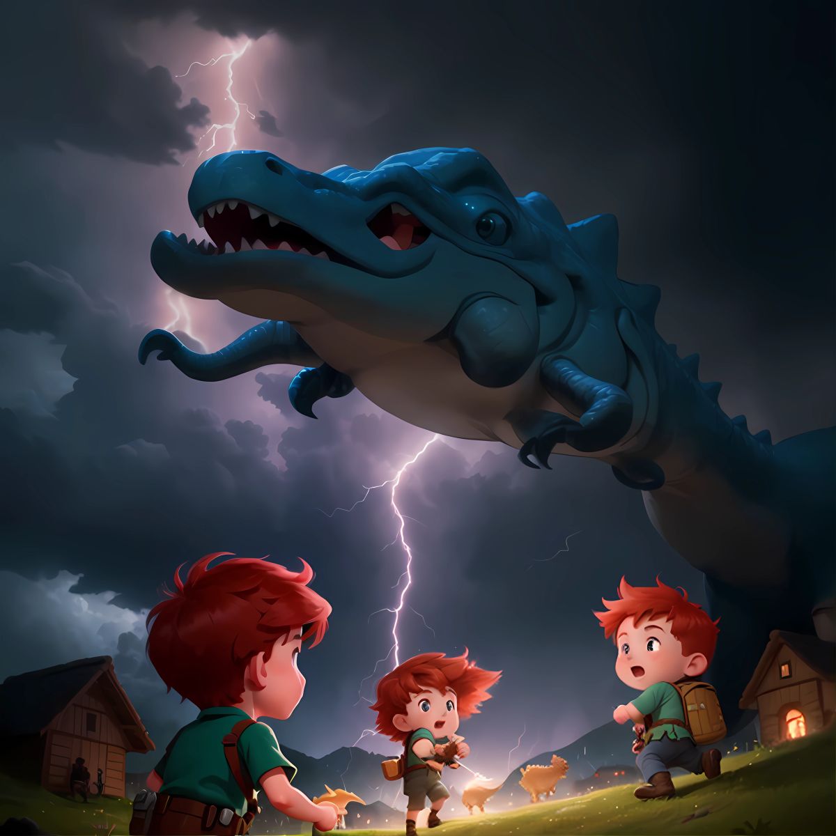 Childbook.ai - Peter and the Baby Dinosaur Pals