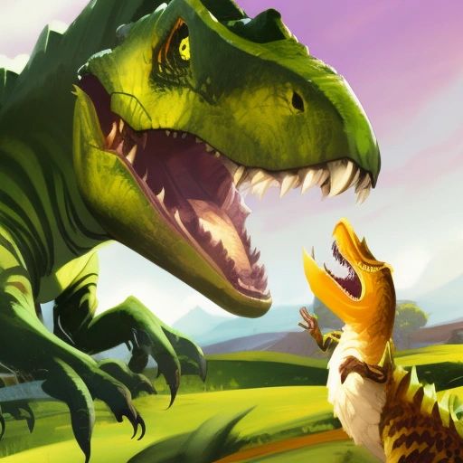 Childbook.ai - The Runaway Dinosaur