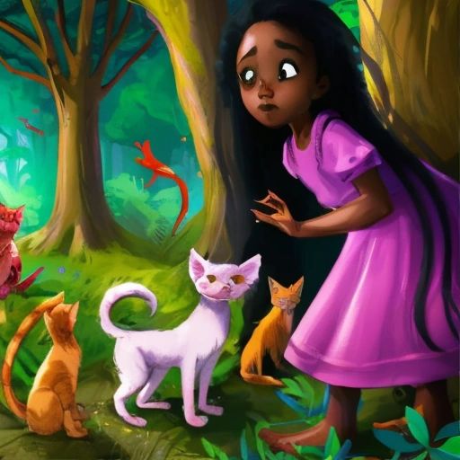 Childbook.ai - The Beautiful Magical Princess And The Two Ornery Kittens