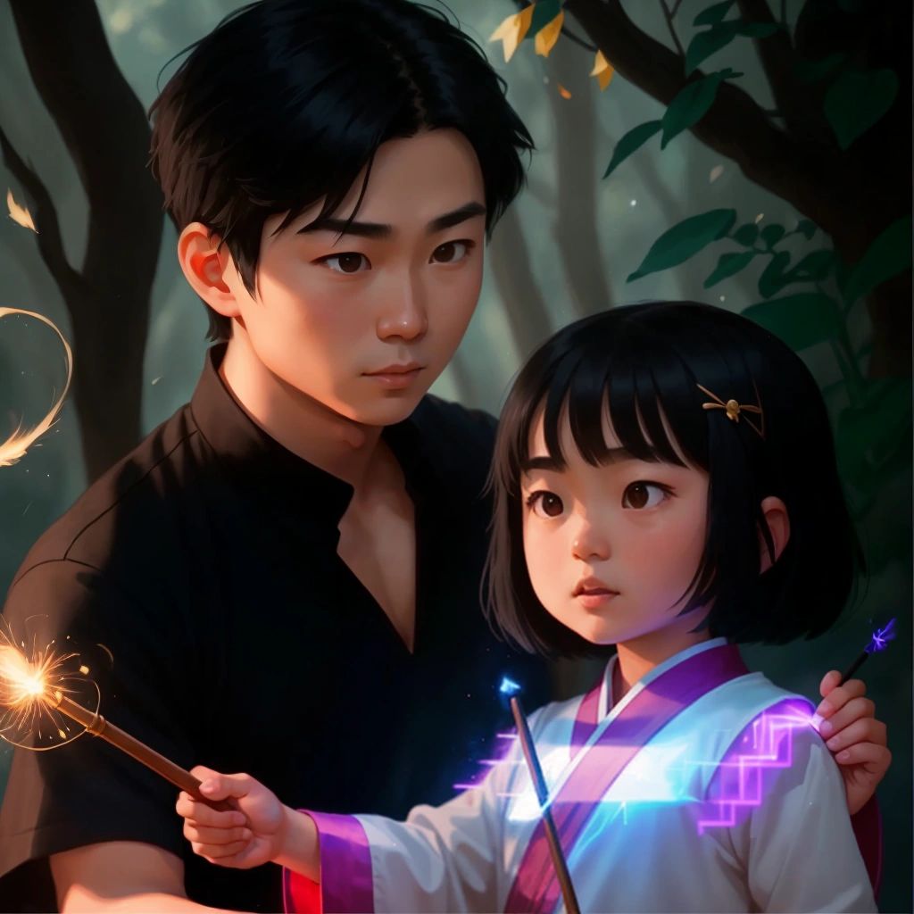 Childbook.ai - King Dada & Princess Maya Fight The Evil Horse