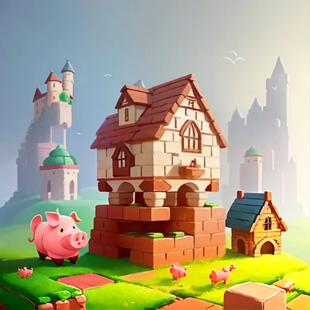 Childbook.ai - Three little pigs