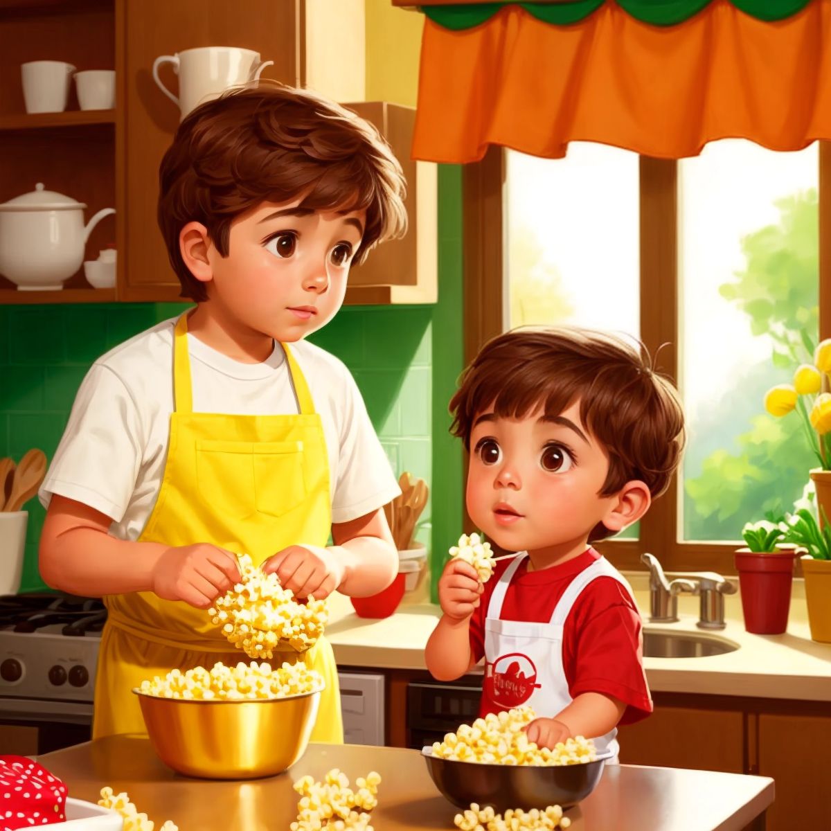 Childbook.ai - Como nasce uma pipoca?