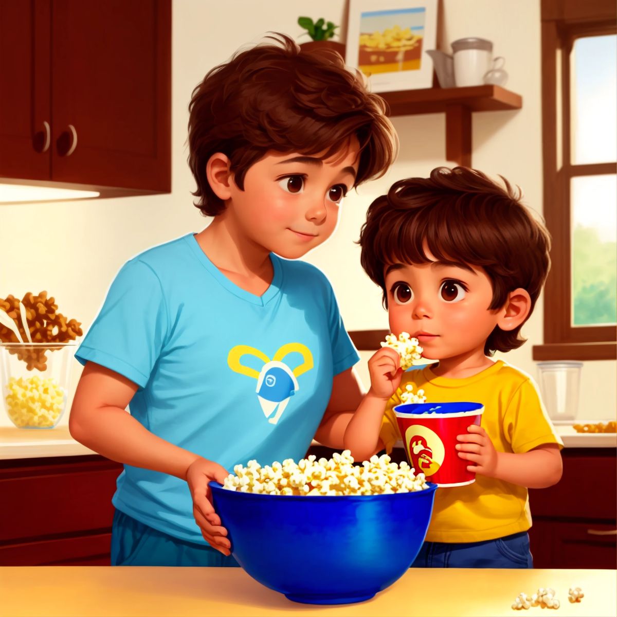 Childbook.ai - Como nasce uma pipoca?