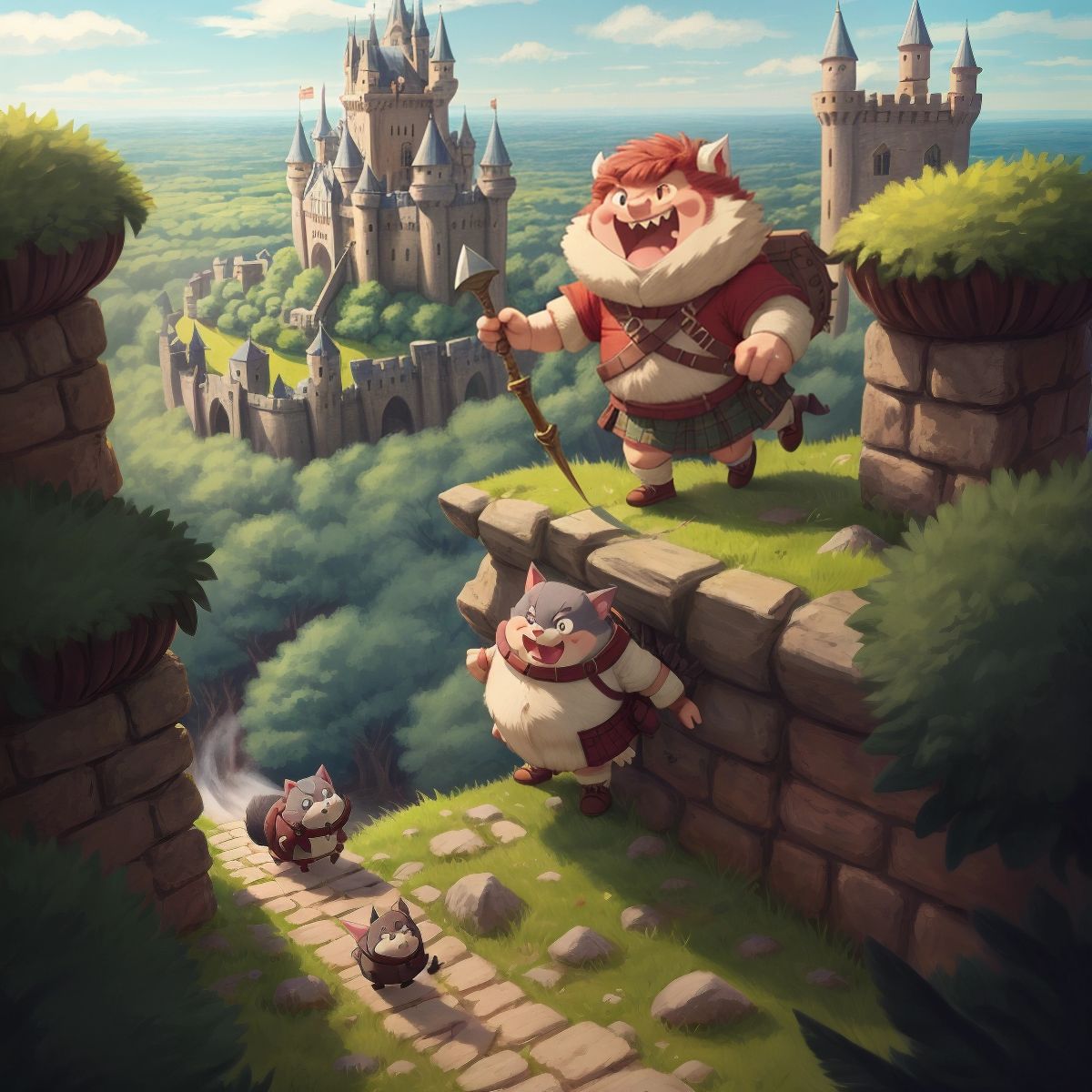 Childbook.ai - Claymore The Castle Monster