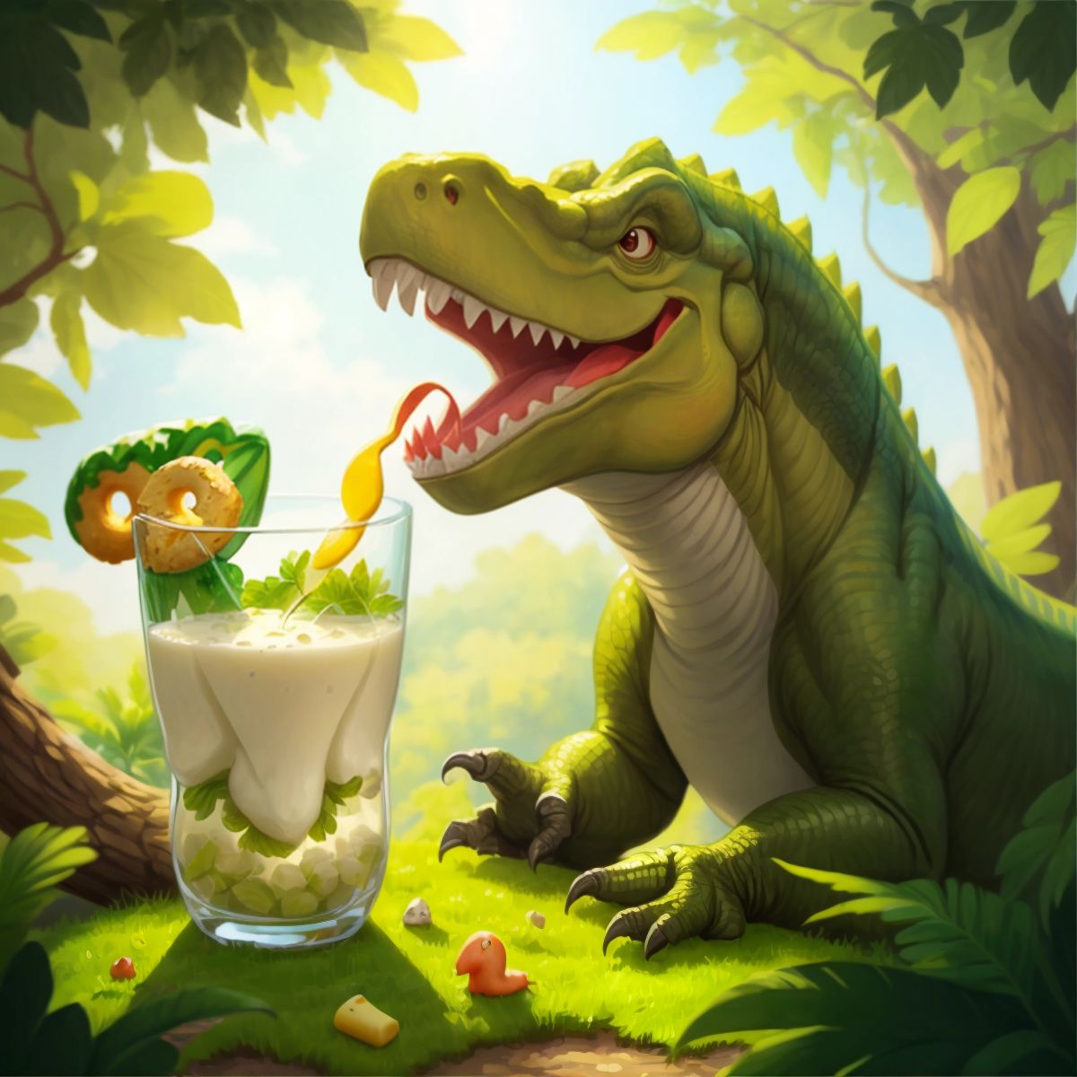 Childbook.ai - Dinosaurs Love Donuts