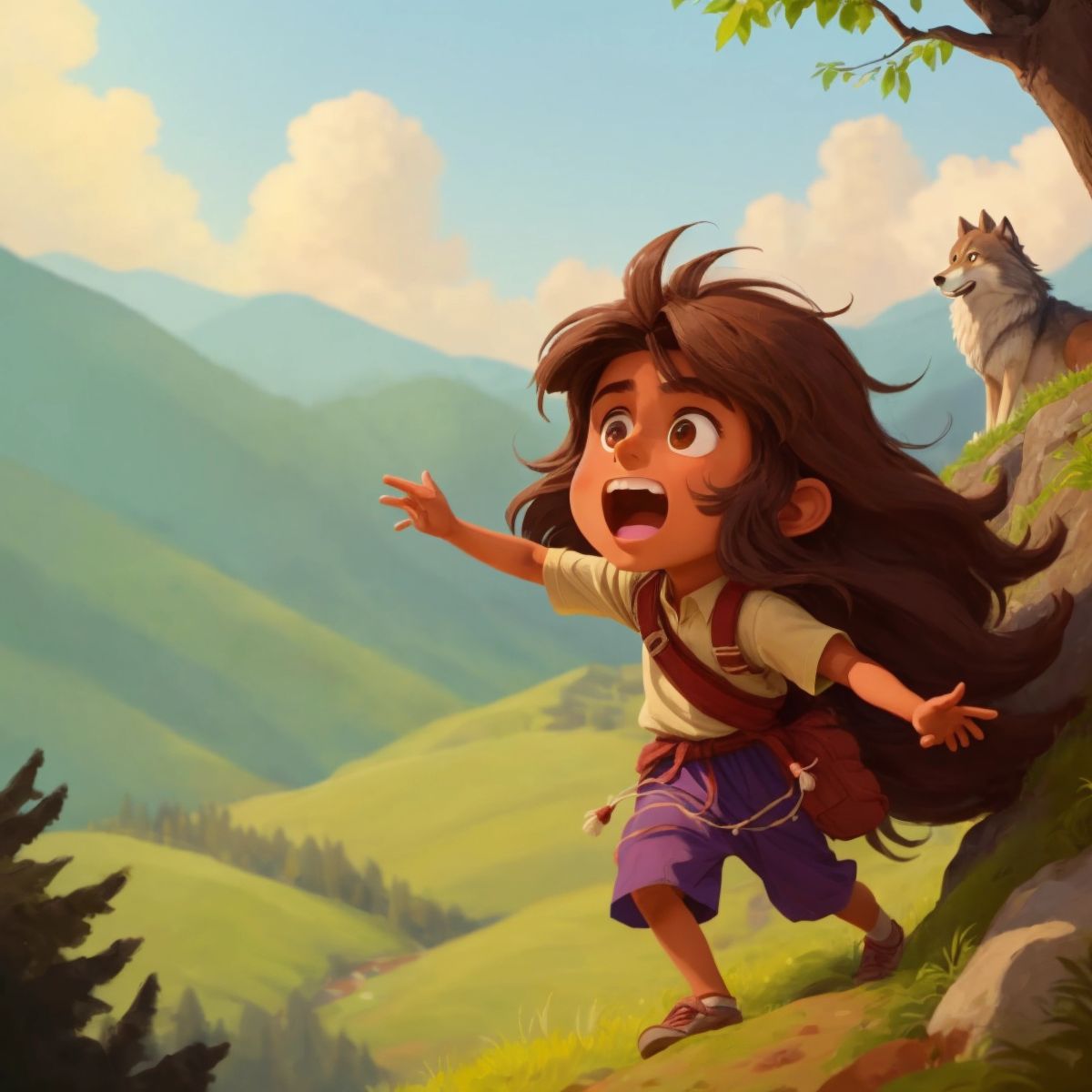 Childbook.ai - The boy who cried wolf