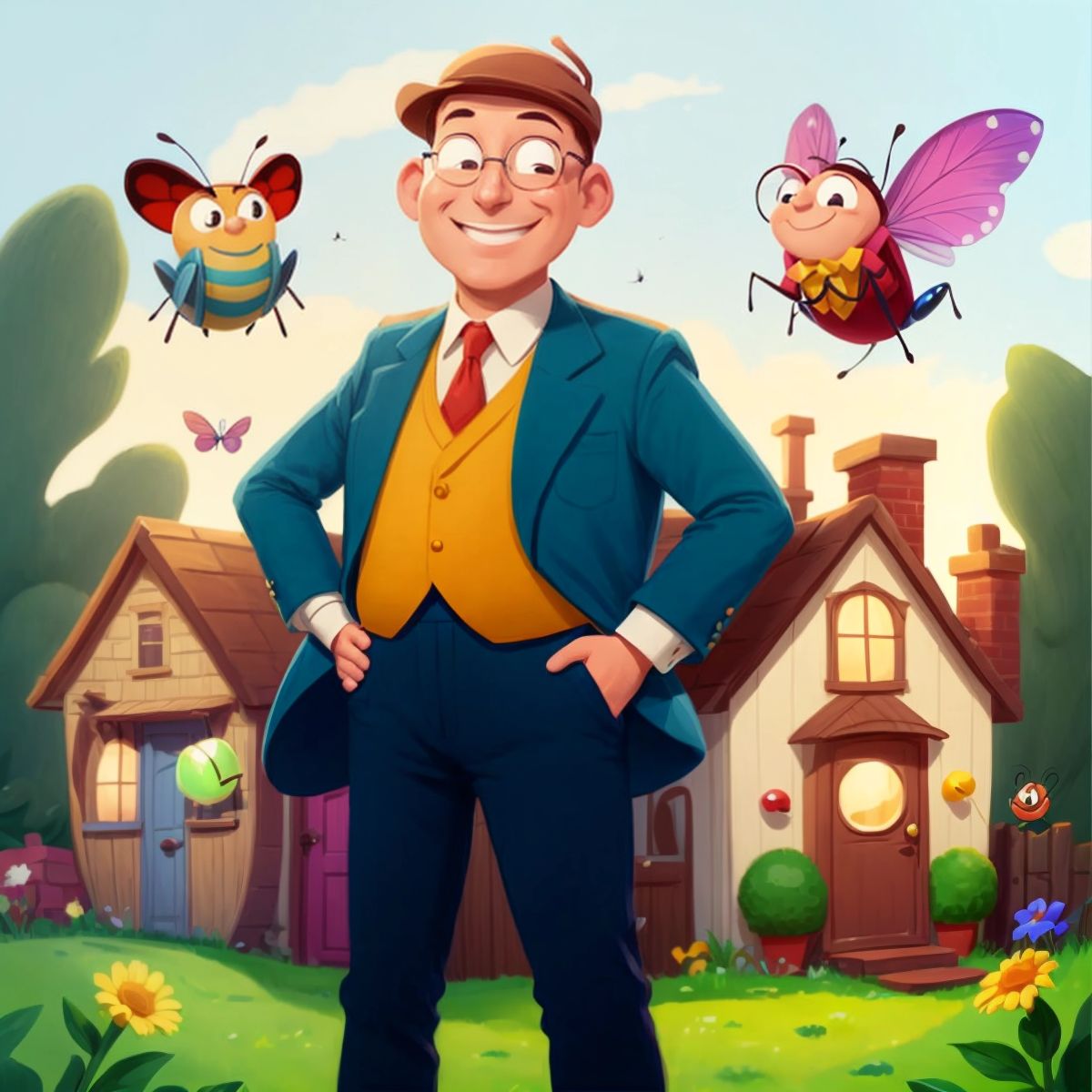 Childbook.ai - Mr. C.R. Buggly's Lives In Bugville