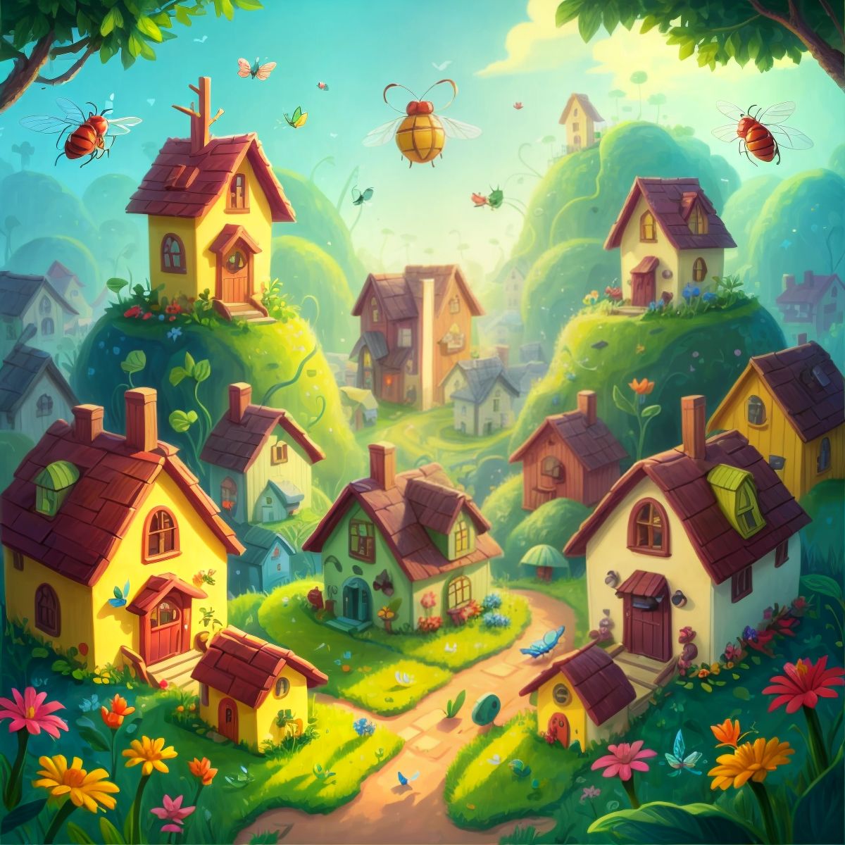 Childbook.ai - Mr. C.R. Buggly's Lives In Bugville