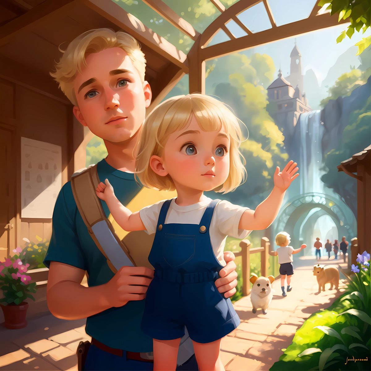 Childbook.ai - Day at the Zoo with Uncle Nathan