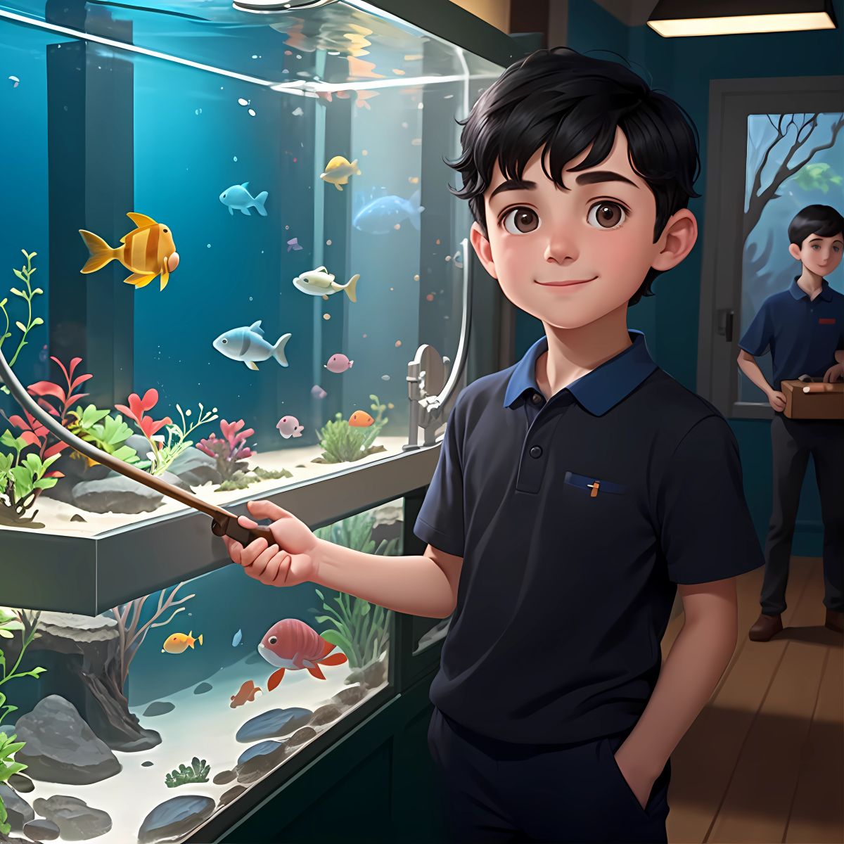 Childbook.ai - Peter the Plumber's Watery Day