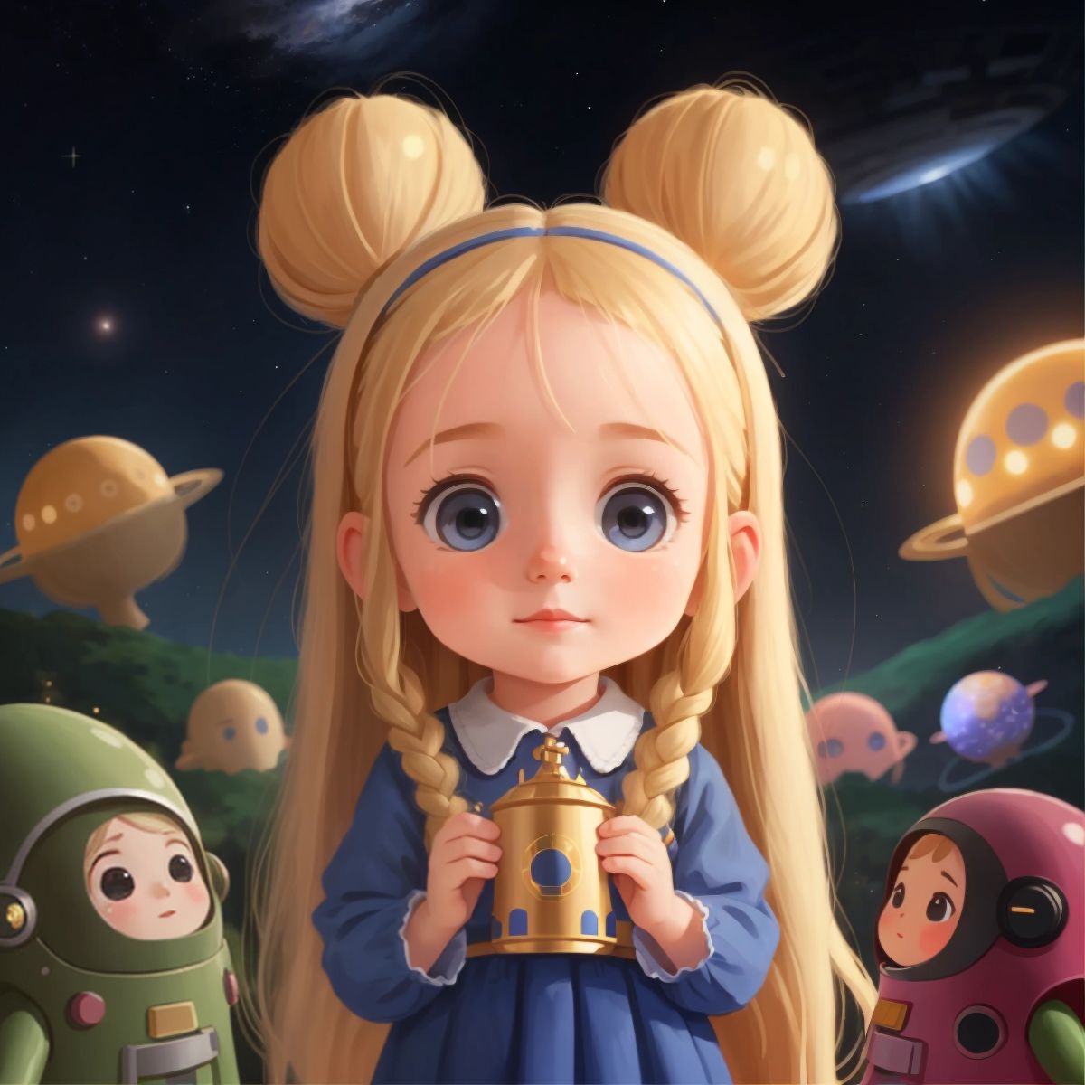 Childbook.ai - The Galactic Adventures of Luna the Star Explorer