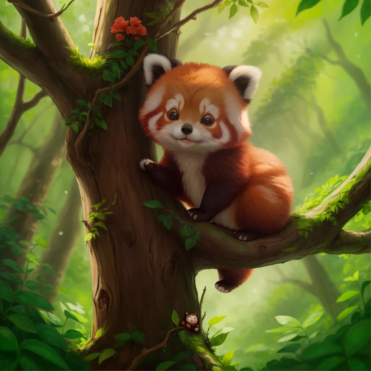 Childbook.ai - Polite baby panda
