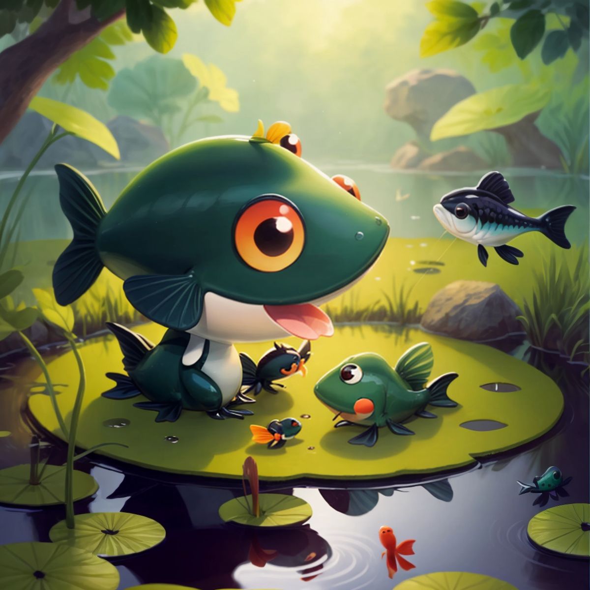 Childbook.ai - The Very Hungry Tadpole
