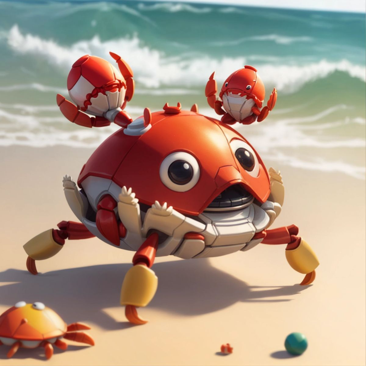 Childbook.ai - The Magical Journey of the Electric Crab
