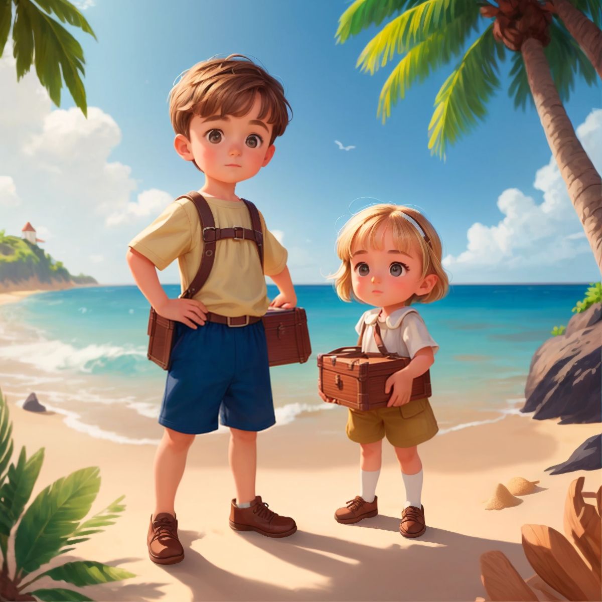 Childbook.ai - Riley and Penny's Island Mystery