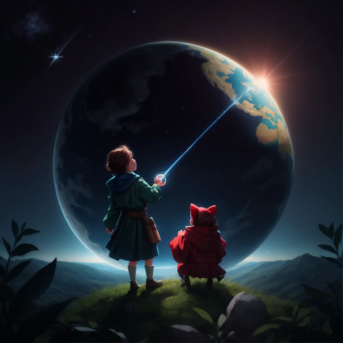 Childbook.ai - The Adventures of Little Star and Moonbeam