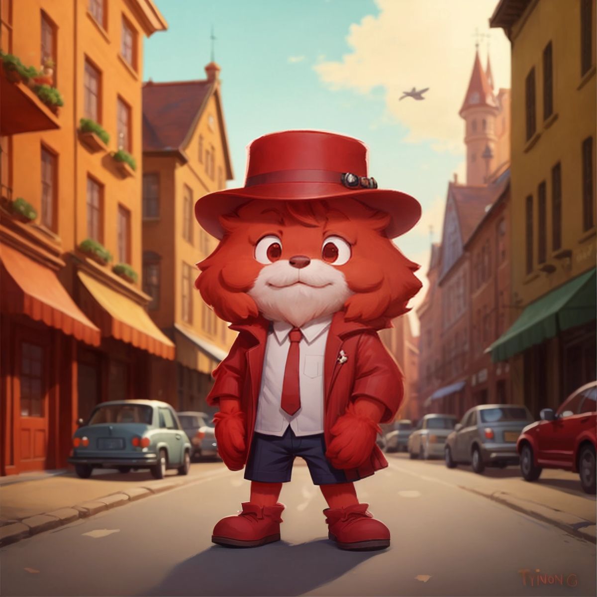 Childbook.ai - Tyrone and the case of the Wiki-Tiki Lion