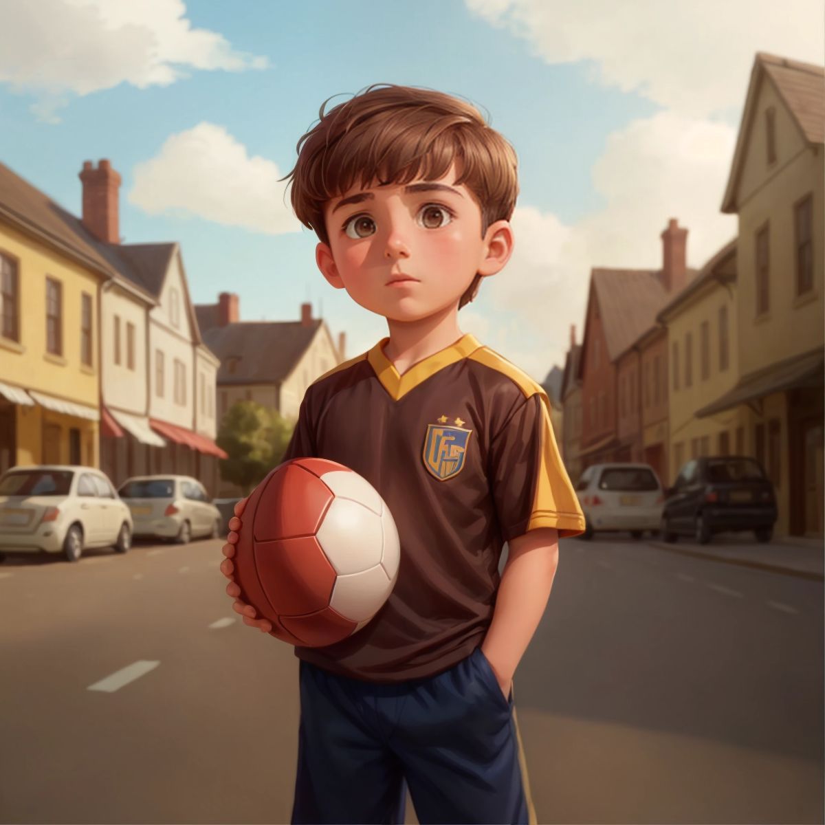 Childbook.ai - First Time on the Football Field