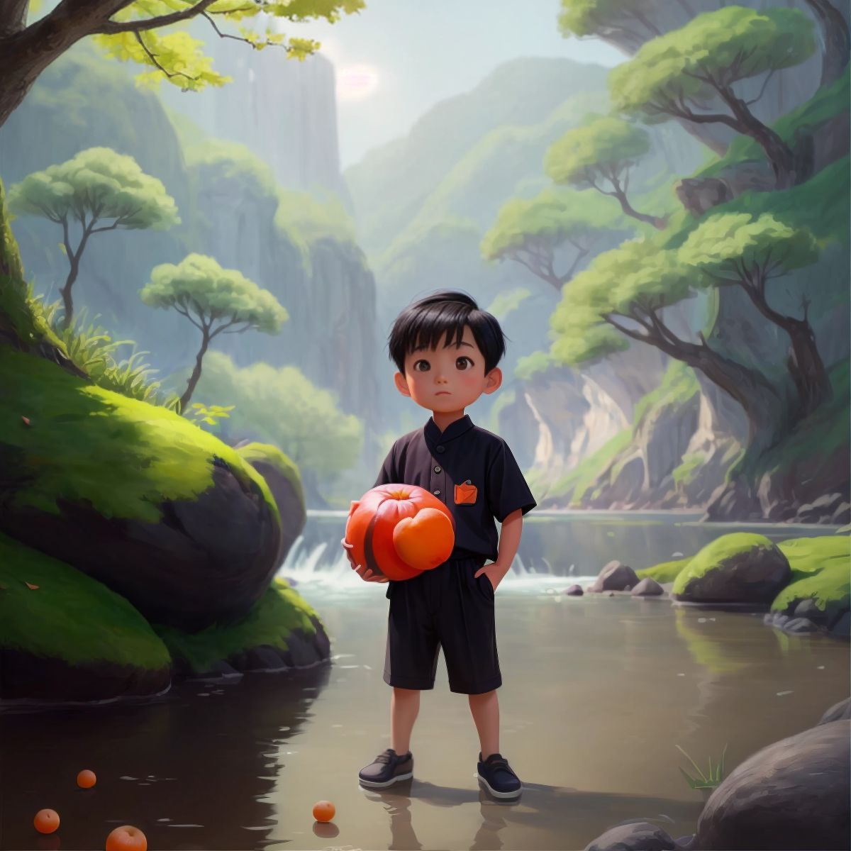 Childbook.ai - The Adventures of Momotaro