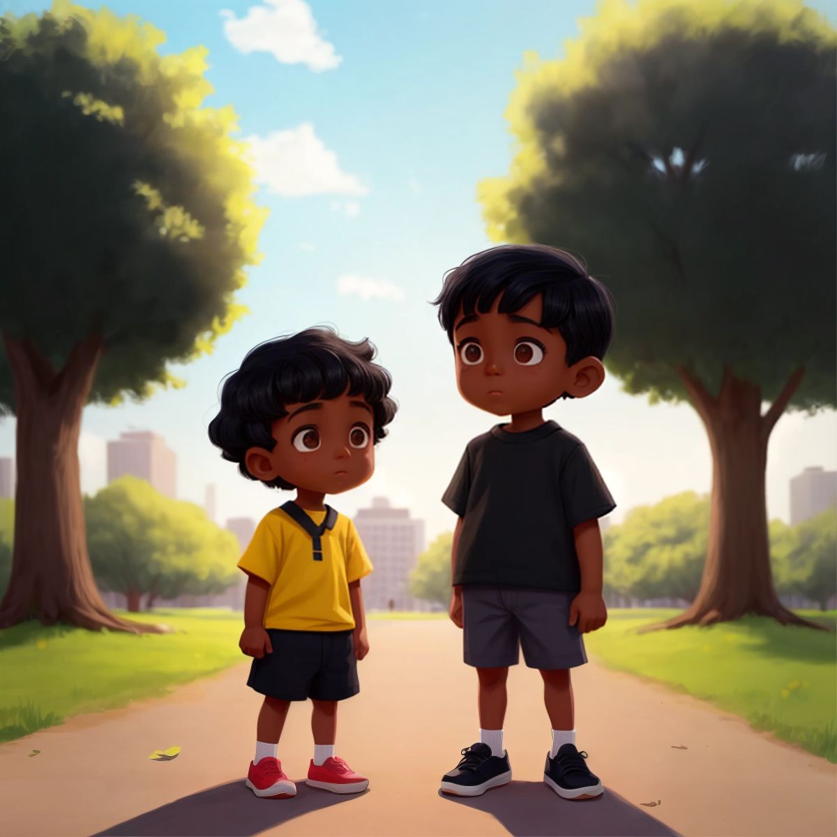 Childbook.ai - The Adventures of Caleb: Caleb Meets Angry Aeron