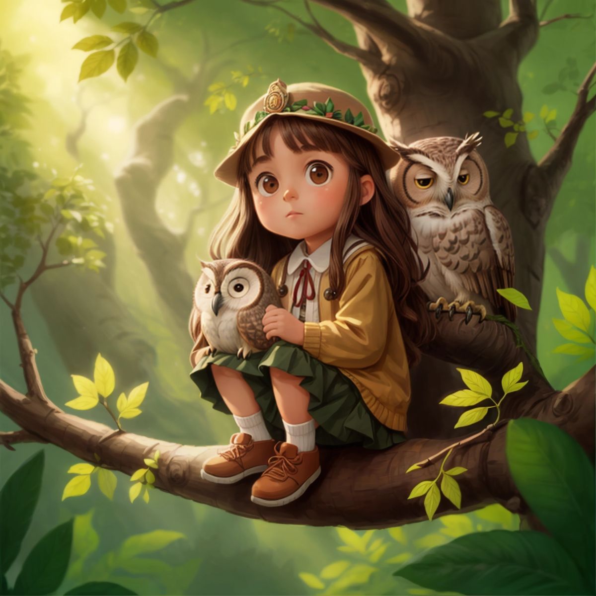 Childbook.ai - Jade, the brave and adventurous little explorer