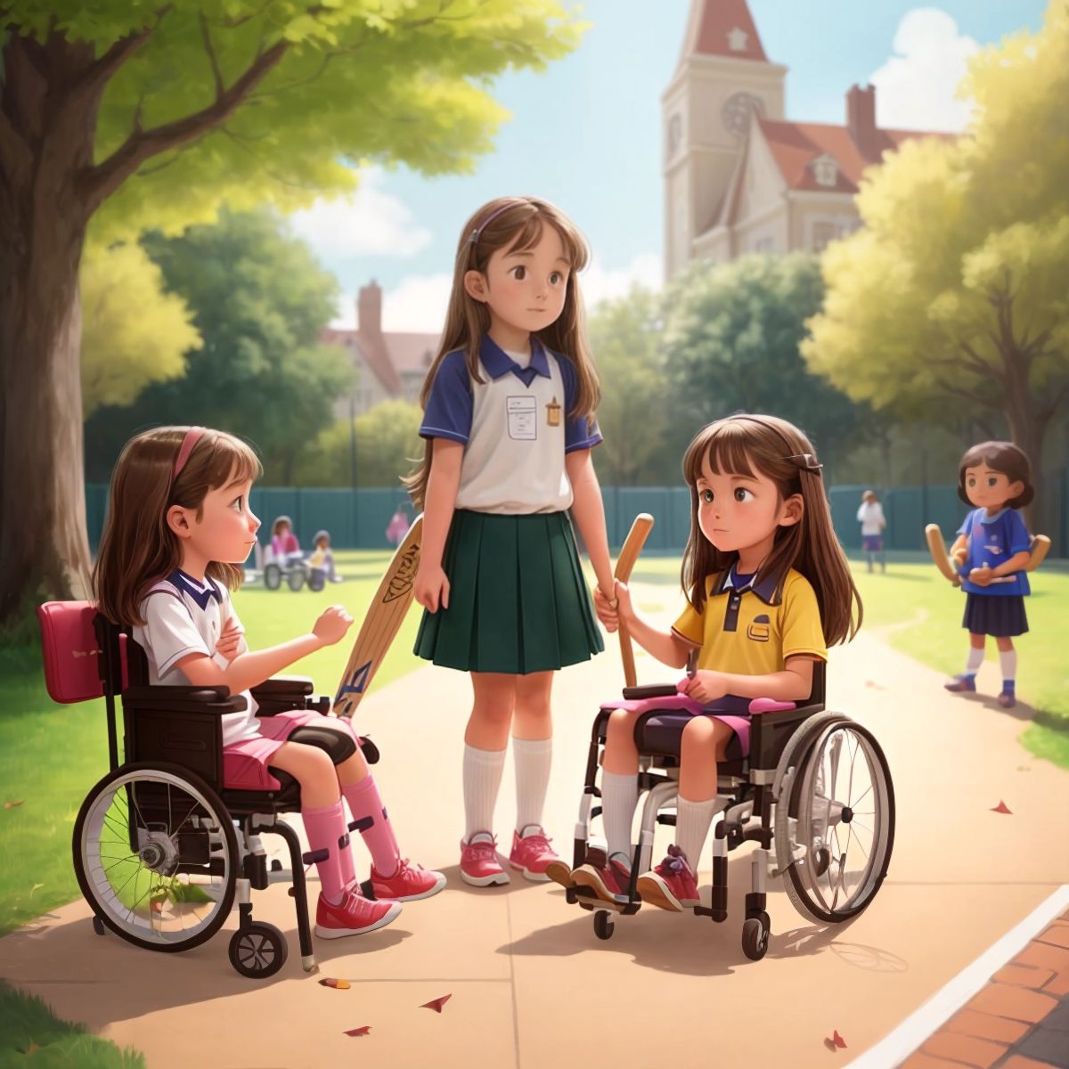 Childbook.ai - Tova's inclusive Cricket game