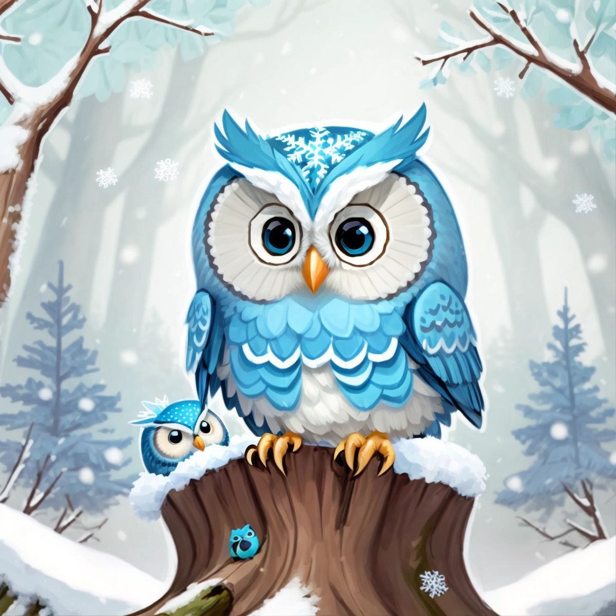 Childbook.ai - Ollie the Owl and the Christmas Tree