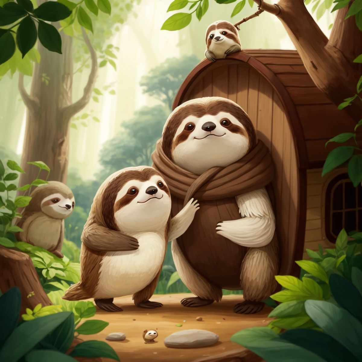 Childbook.ai - Sammy the Sloth