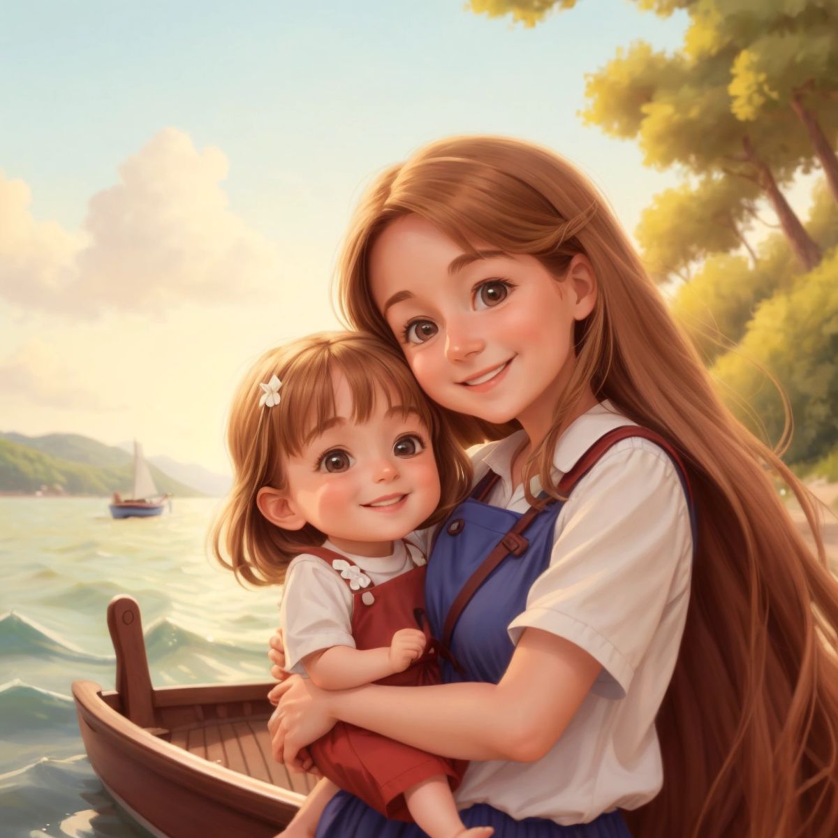 Childbook.ai - "Aunt Nonnie and Lorelai's Whimsical Wilderness Wandering"