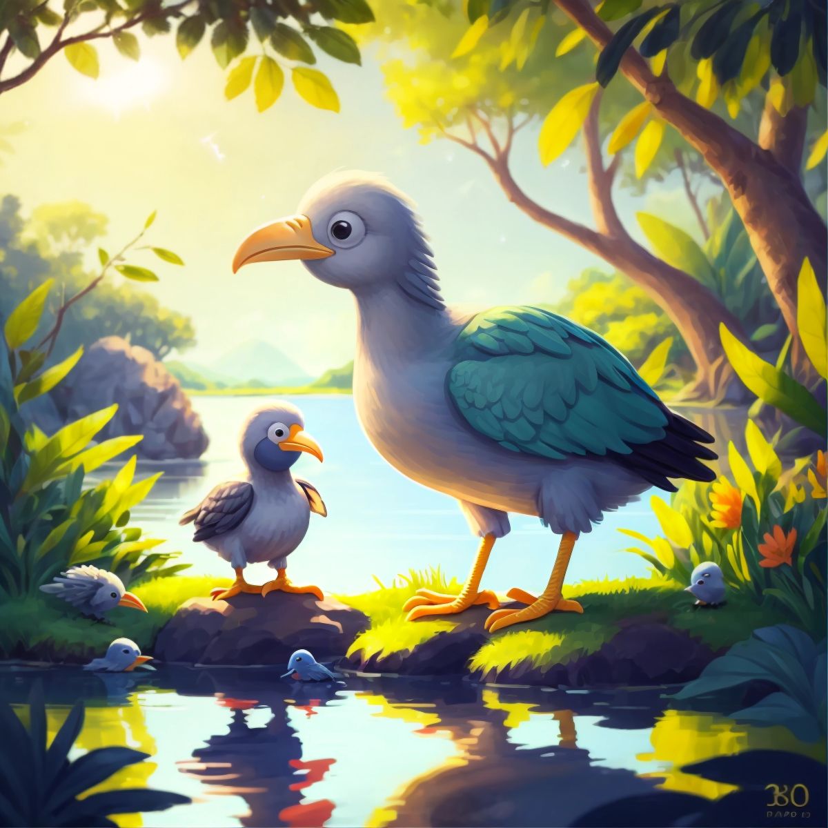 Childbook.ai - The Dodo who found a friend