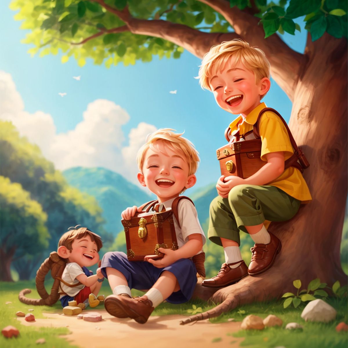 Childbook.ai - The adventures of Tim and Superbe