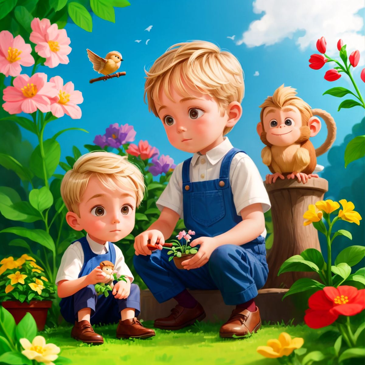 Childbook.ai - The adventures of Tim and Superbe