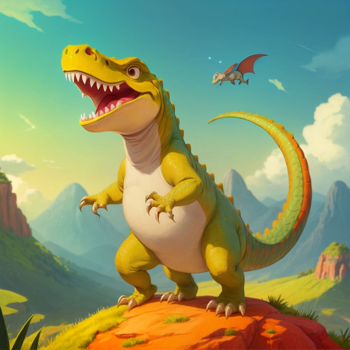 Childbook.ai - Chomper Rex, Pizza Eater.