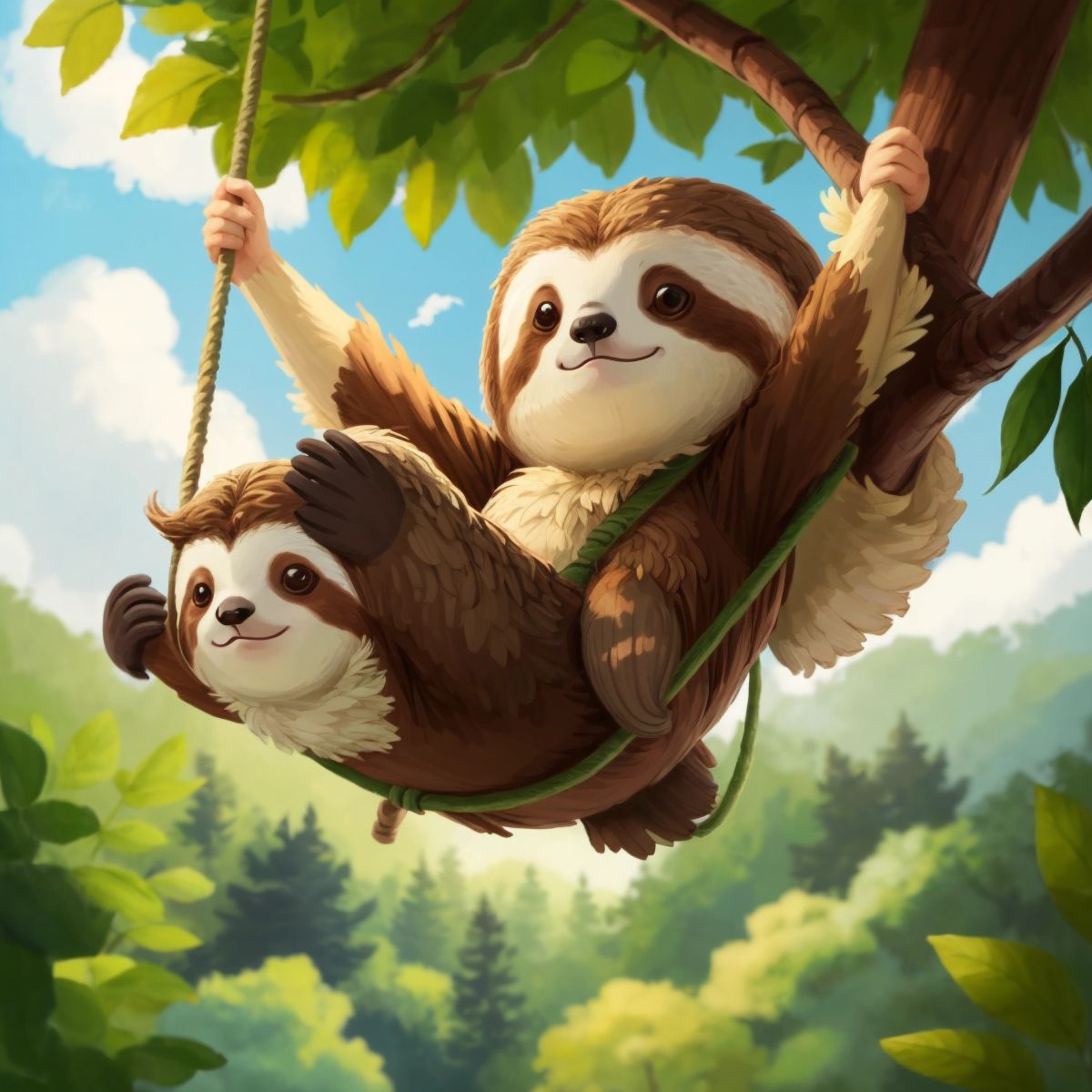 Childbook.ai - Sammy the Sloth