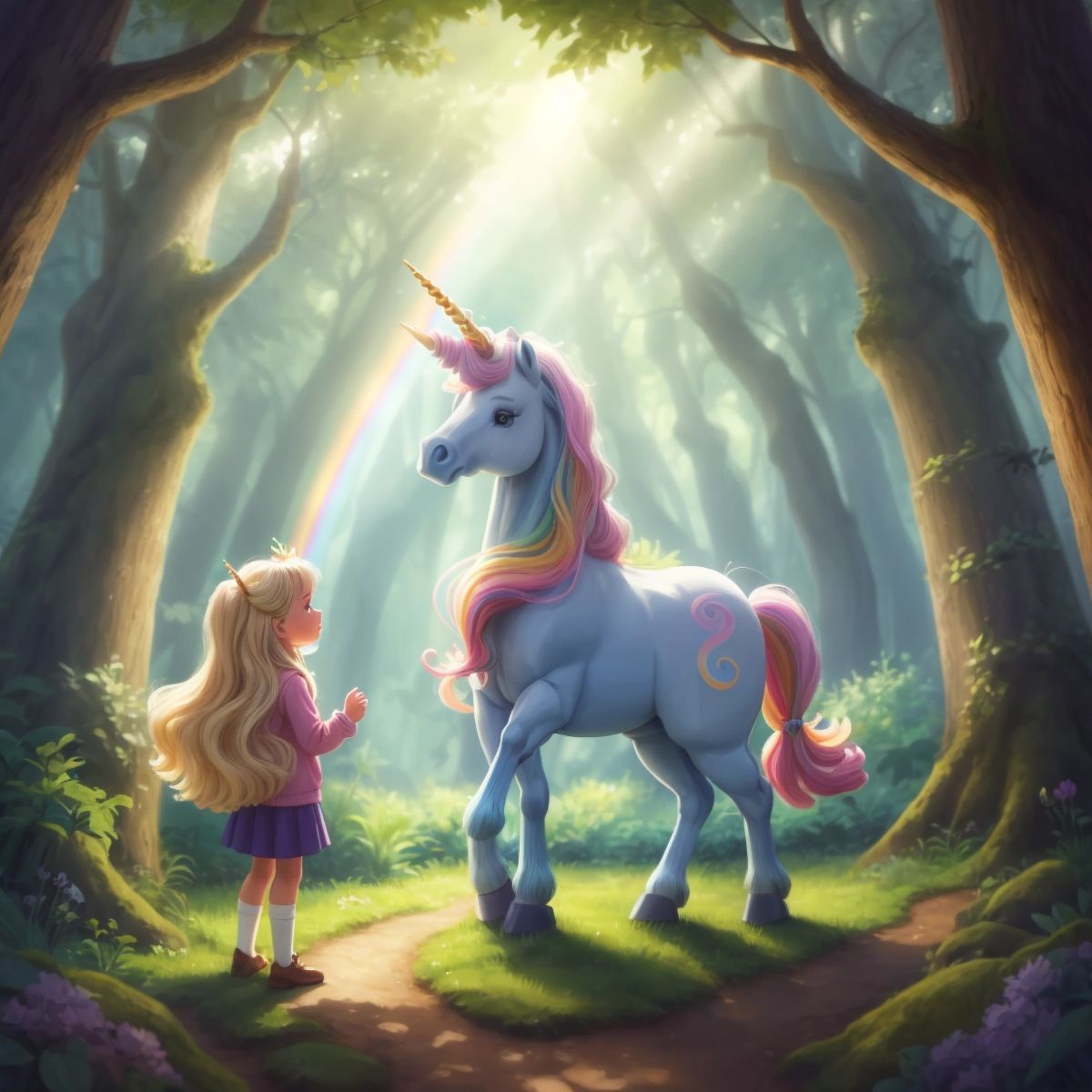 Childbook.ai - The Adventures of Millie Glitterhorn, the Unicorn Princess