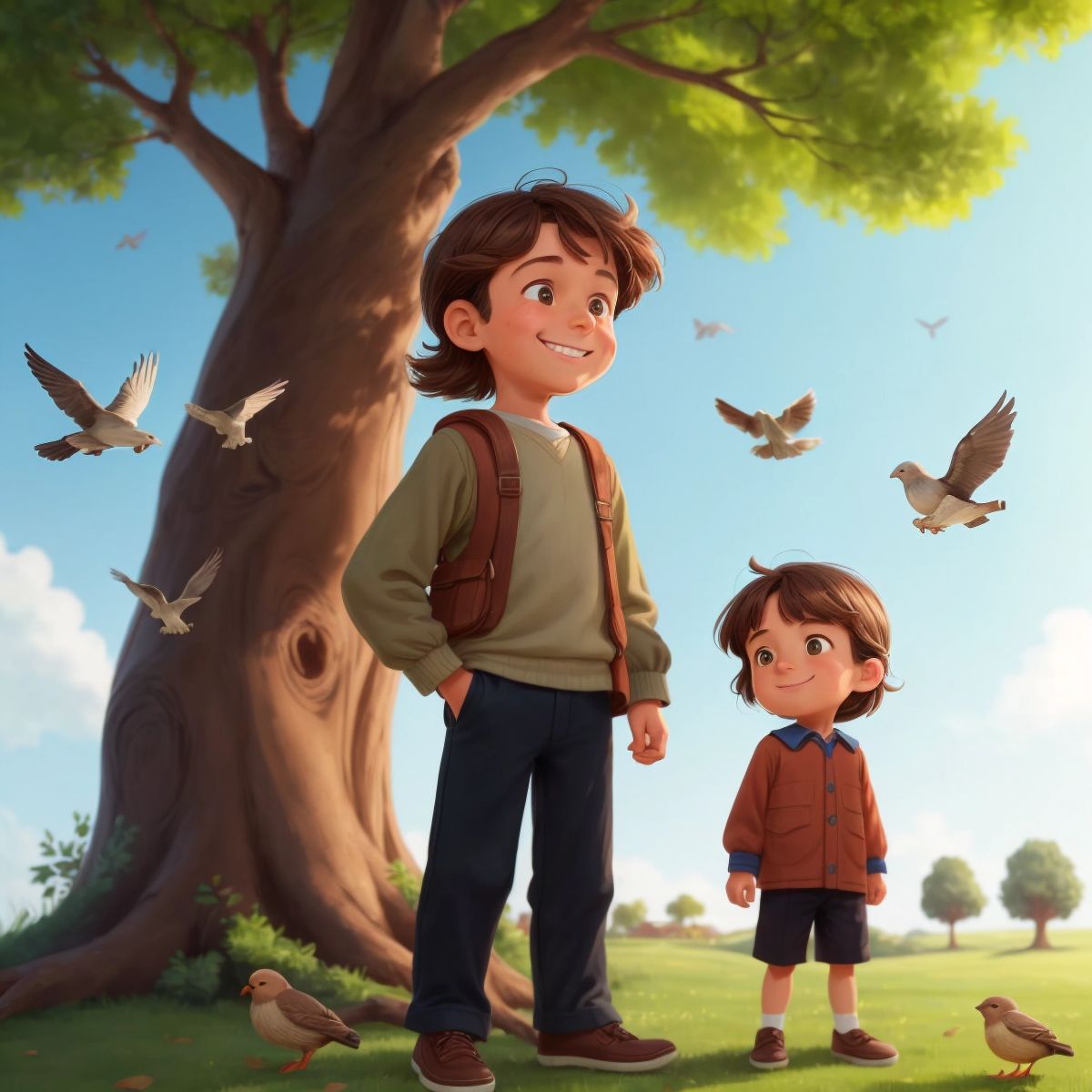 Childbook.ai - Sammy and the Scarecrow: A Tale of the Straw Man