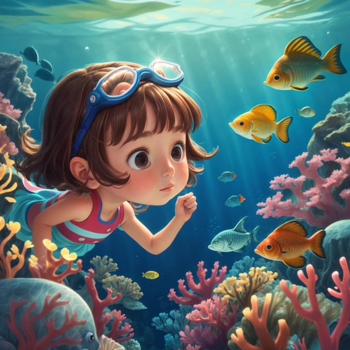 Childbook.ai - Kiki Learns to Swim