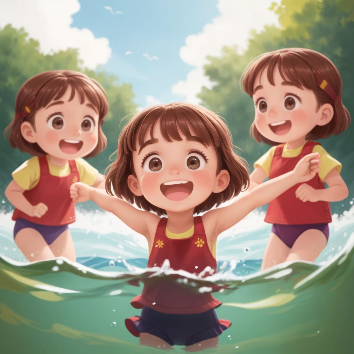 Childbook.ai - Kiki Learns to Swim