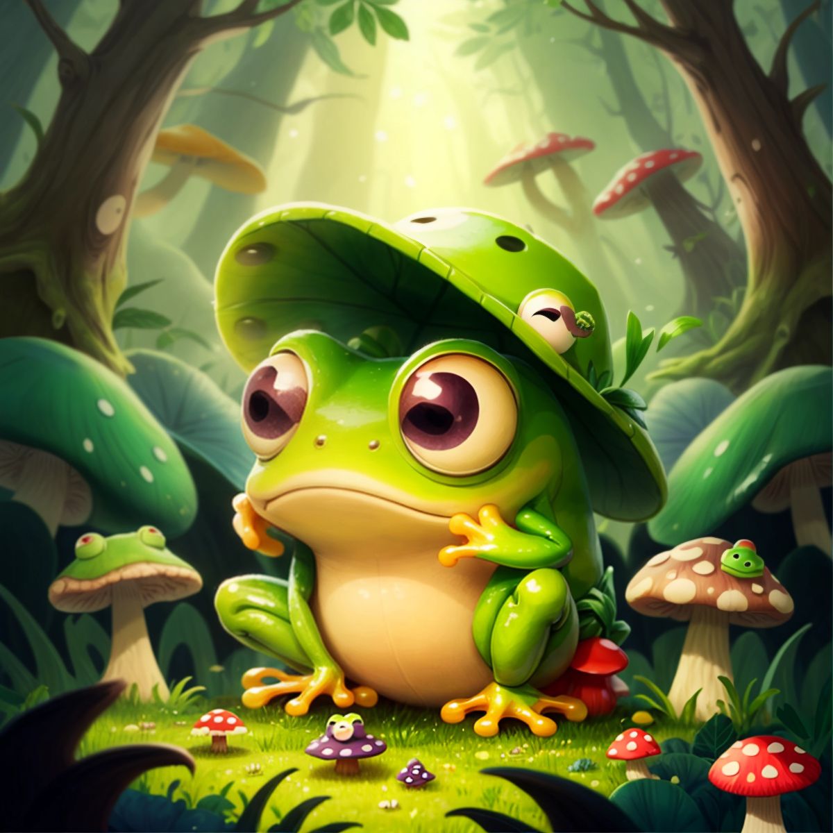 Childbook.ai - Froggy the Determined Frog