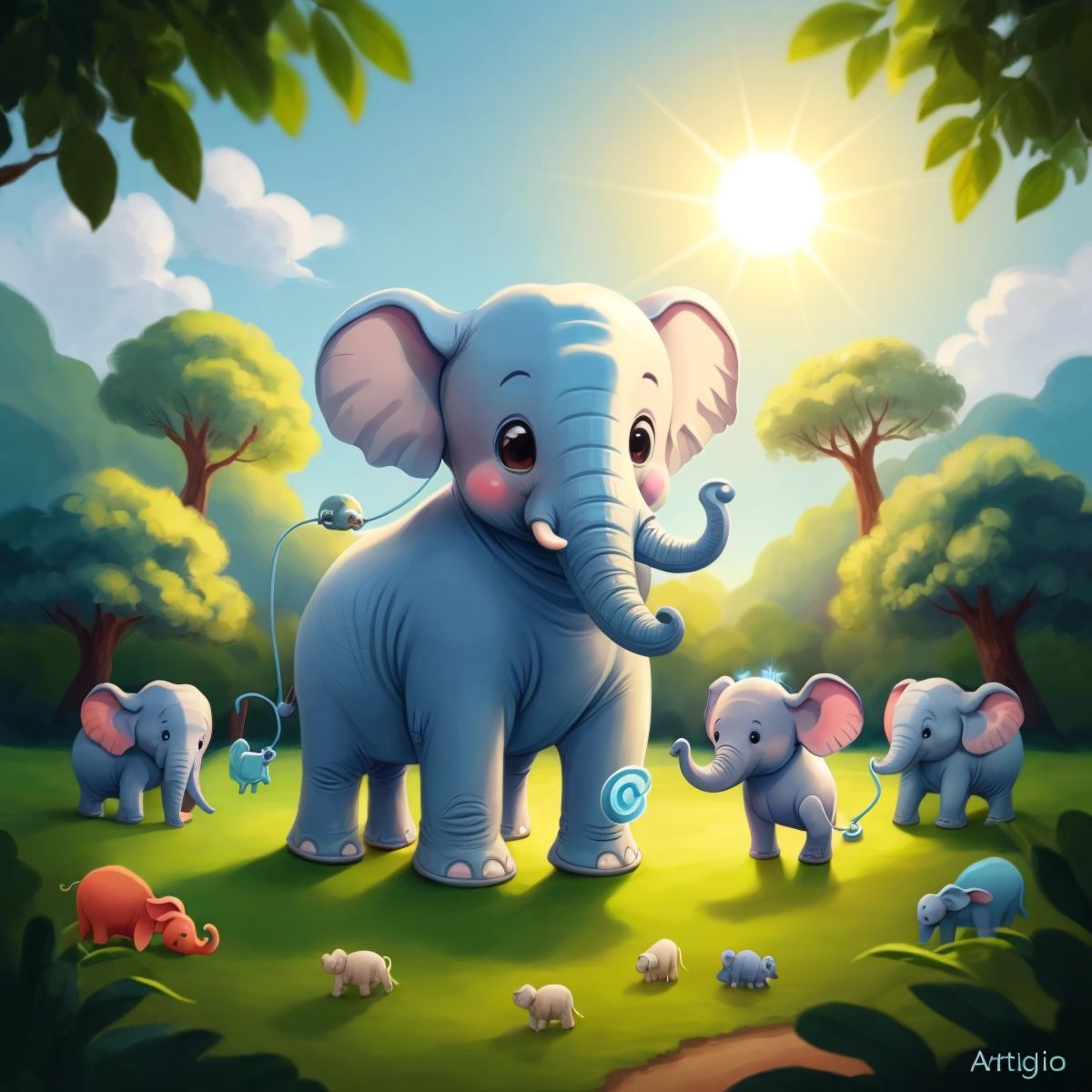 Childbook.ai - Izzie the Elephant