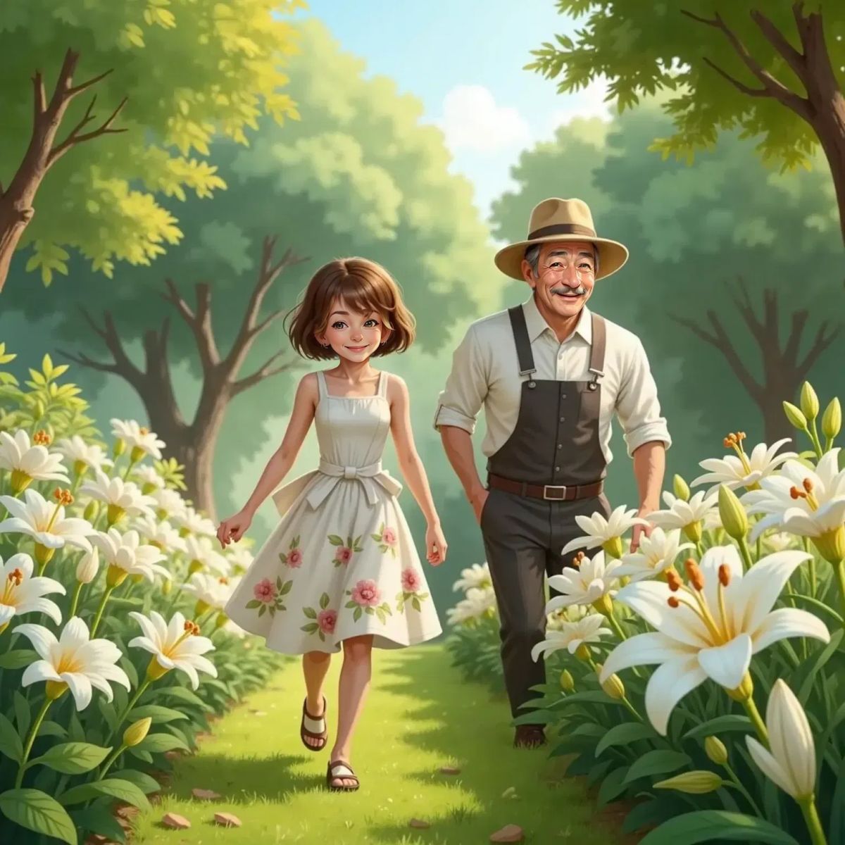 Childbook.ai - The little white lily of Florence