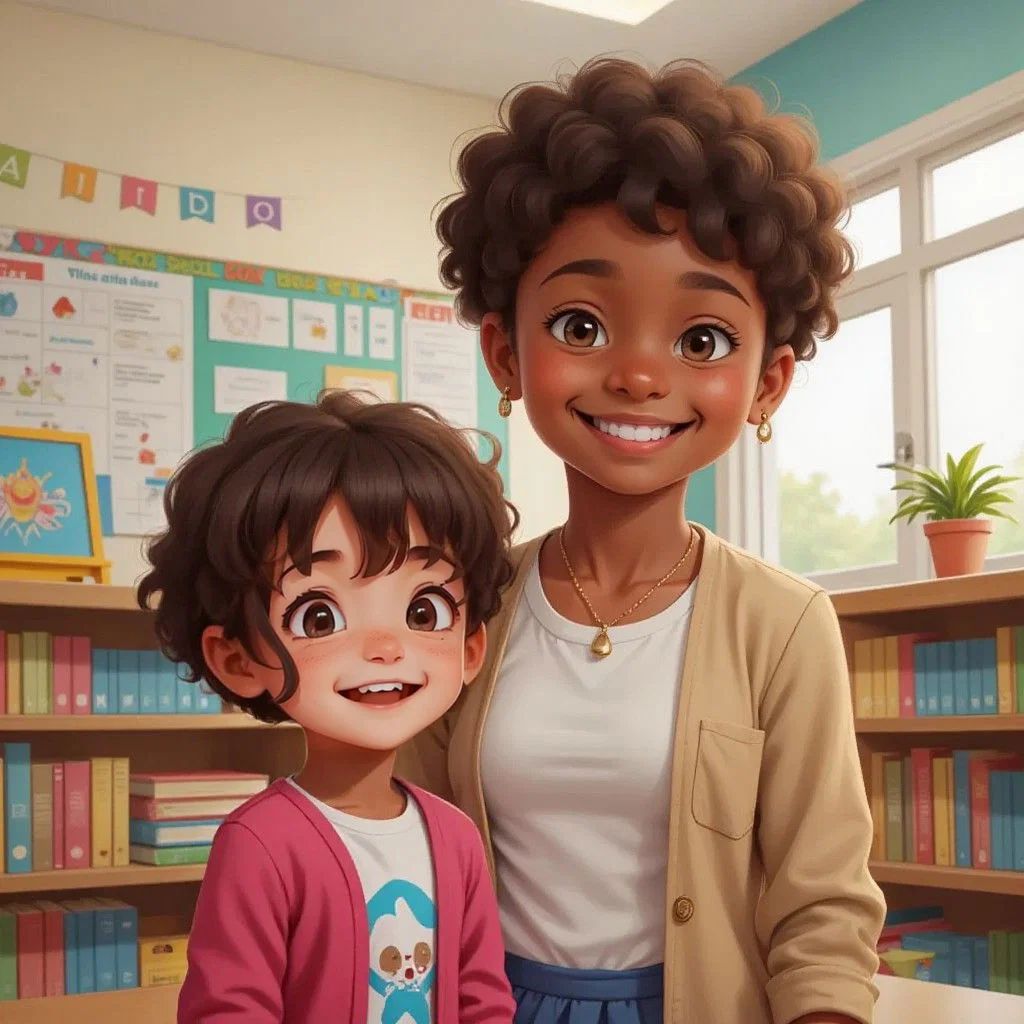 Childbook.ai - Lila's Big Adventure: First Day of School