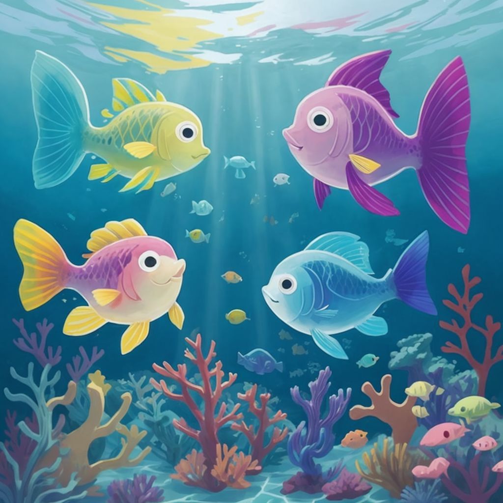 Childbook.ai - Rainbow Fish Finds His School