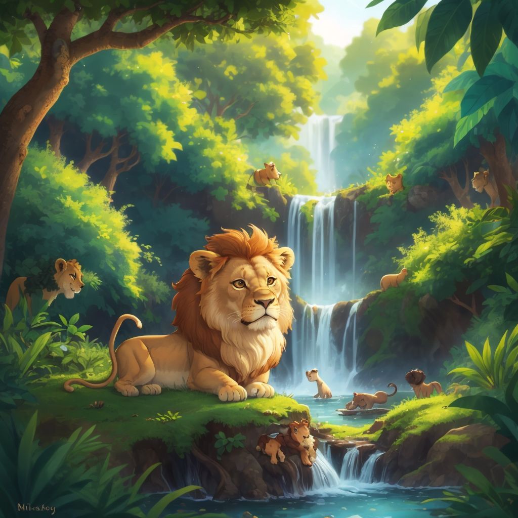 Childbook.ai - The Adventures of Lily the Little Lioness