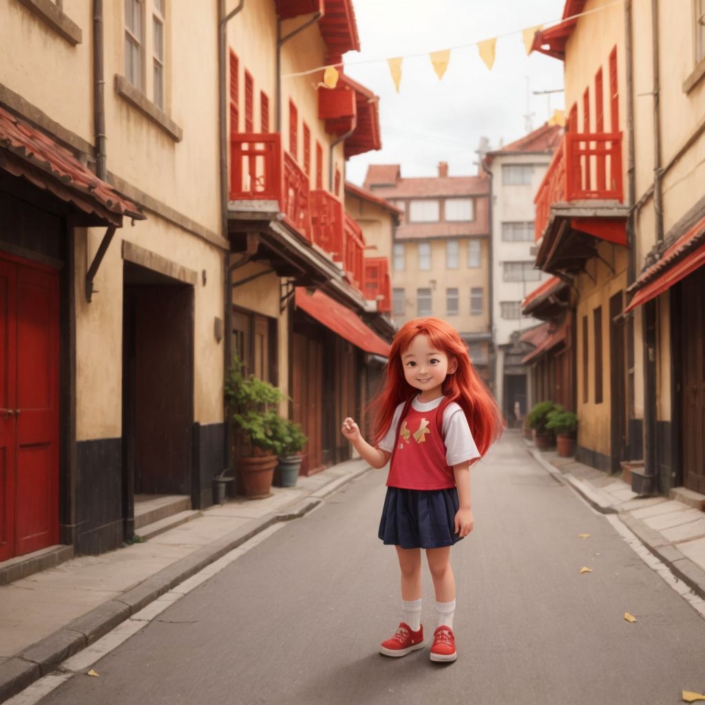 Childbook.ai - magical girl with a unique power