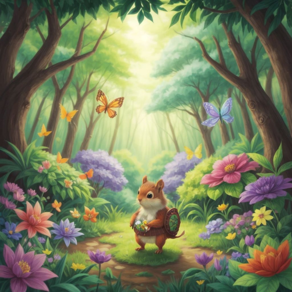 Childbook.ai - The Wise Turtle and the Adventurous Squirrel: A Tale of ...